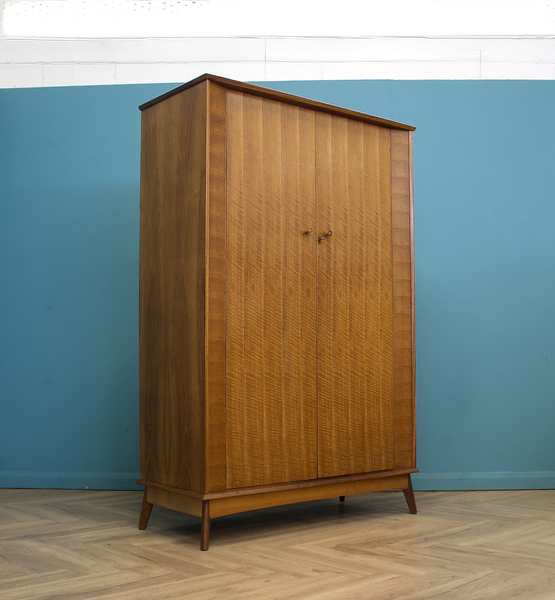 Mid Century Walnut Wardrobe From Alfred Cox , 1950's, #1780 | Alfred ...