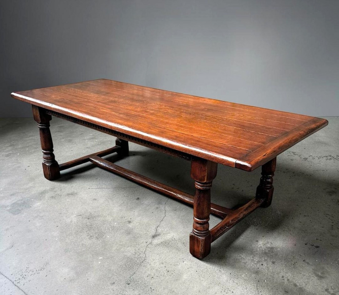 Balmoral Westminster Oak Dining Table Royal Oak | Vinterior