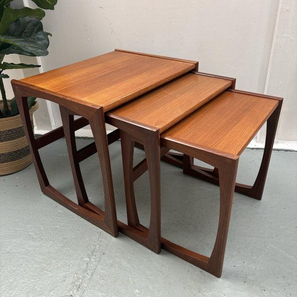 G Plan Quadrille Teak Nest Of Tables Mcm Kofod Larsen Design Excellent ...