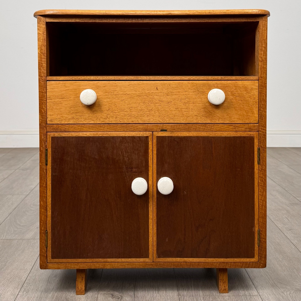 Vintage 20th Century Small Good Quality Cupboard In Oak ( Af 5872 ...
