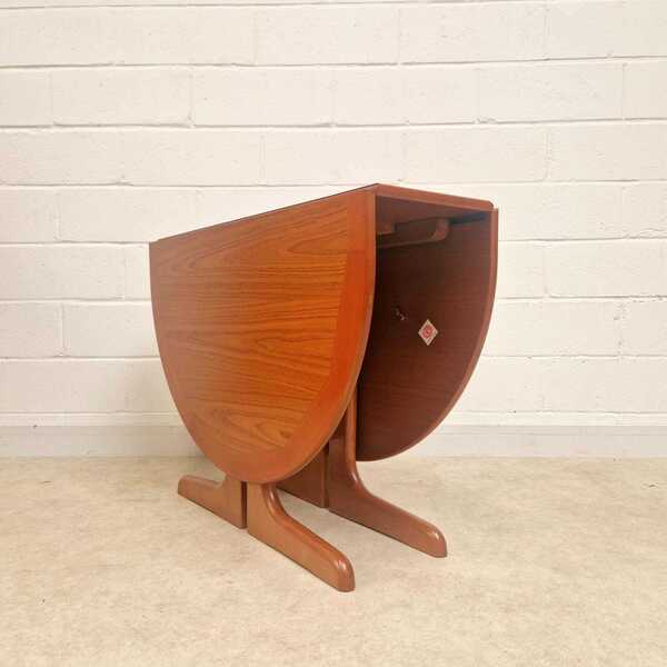 G Plan Vintage Mid Century Medium Teak Danish Design Drop Leaf Oval ...