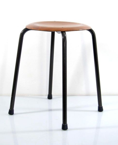 Seating | Sixties Plywood Stackable Vintage Stools | Vinterior