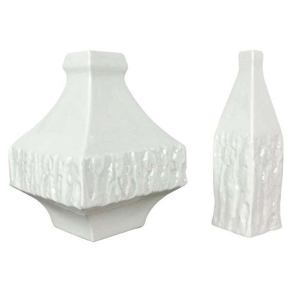 Set Of 2 Modernist 1960s Vase Sculptures Peter Müller For Sgrafo Modern ...