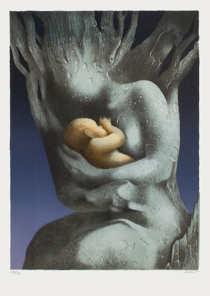 Serre Claude Lithography Maternity Photograph 54x75cm | Vinterior