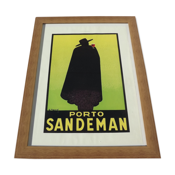 Paper Poster Porto Sandeman 1929 Oil on Canvas Poster | Vinterior