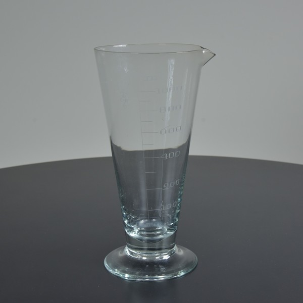 Glass Conical Laboratory Vase / Flask | Vinterior