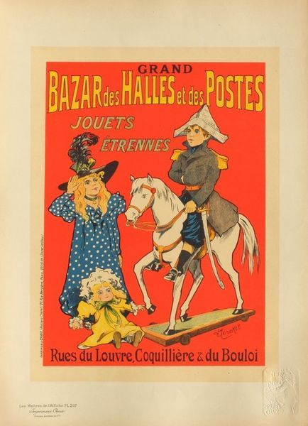 Fernel Fernand (1872 1934) Lithograph Poster Grand Bazar Des Halles ...