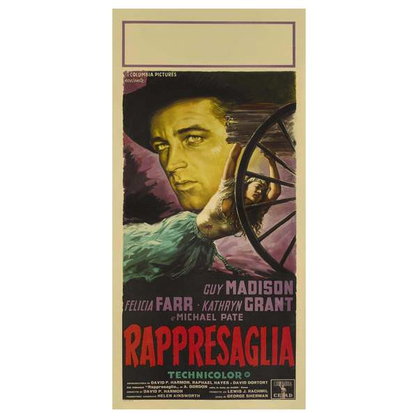 Reprisal / Rappresaglia, 1950s Film Poster 33x71cm | Vinterior