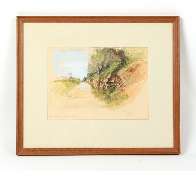 Signed Antony Bream Watercolour | Vinterior