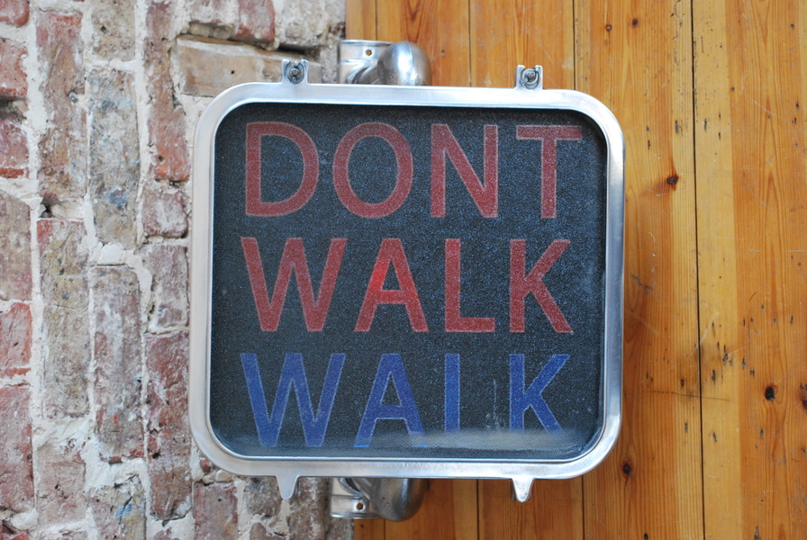Original Us Pedestrian Walk/Don't Walk Light Up Sign | Vinterior Original Us Pedestrian Walk/Don't Walk Light Up Sign | Vinterior