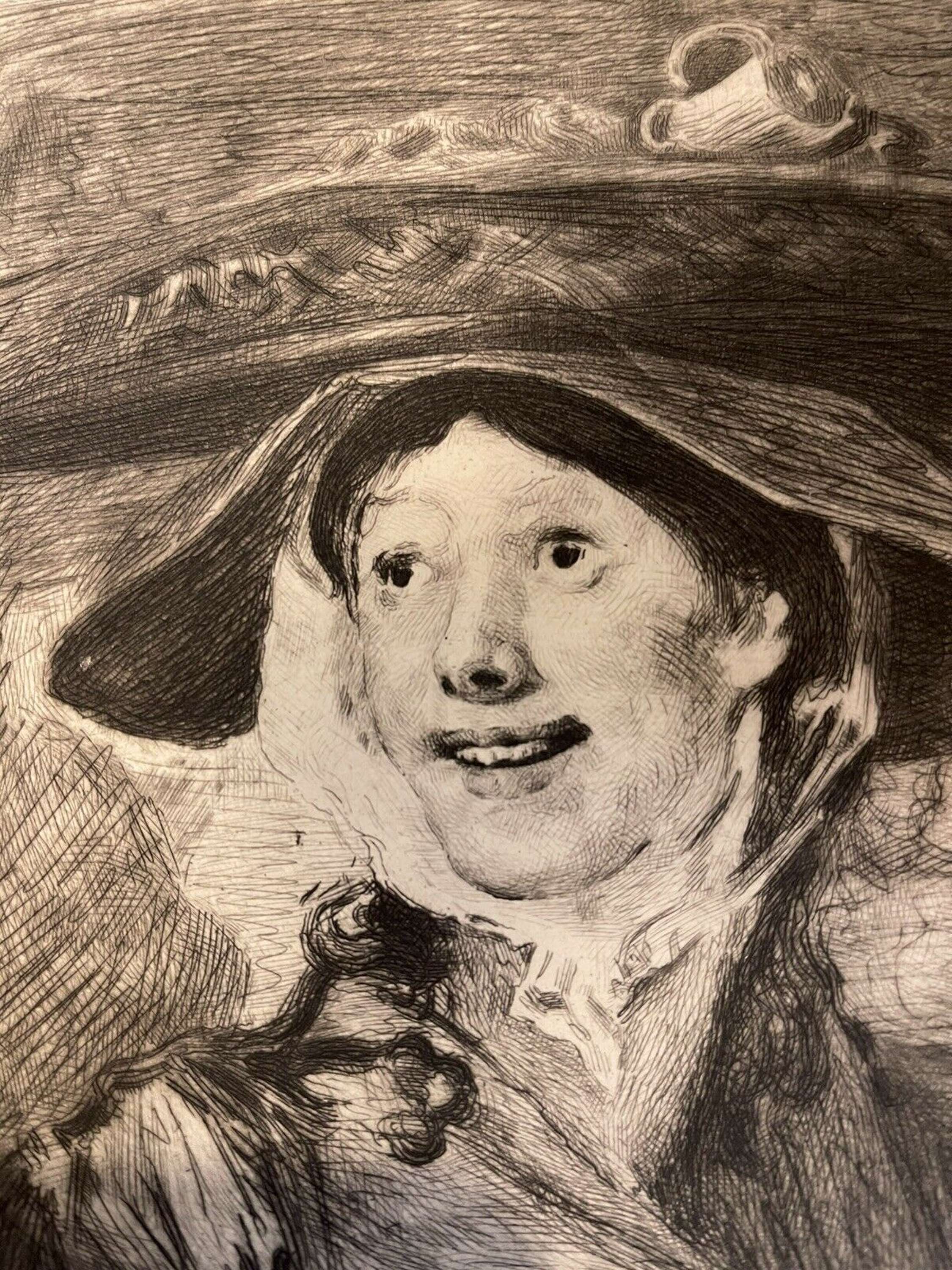 Antique Engraving A Shrimp Girl By Hogarth 1886 | William Hogarth ...