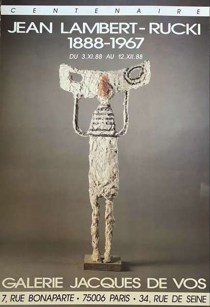 Jean Lambert Rucki Exhibition Poster 1988. | Jean Lambert-Rucki | Vinterior