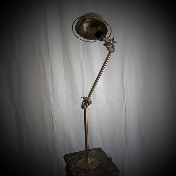 Articulated Brass Map Reading Lamp. | Vinterior