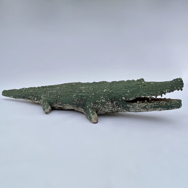 French Art Brut Concrete Crocodile | Vinterior