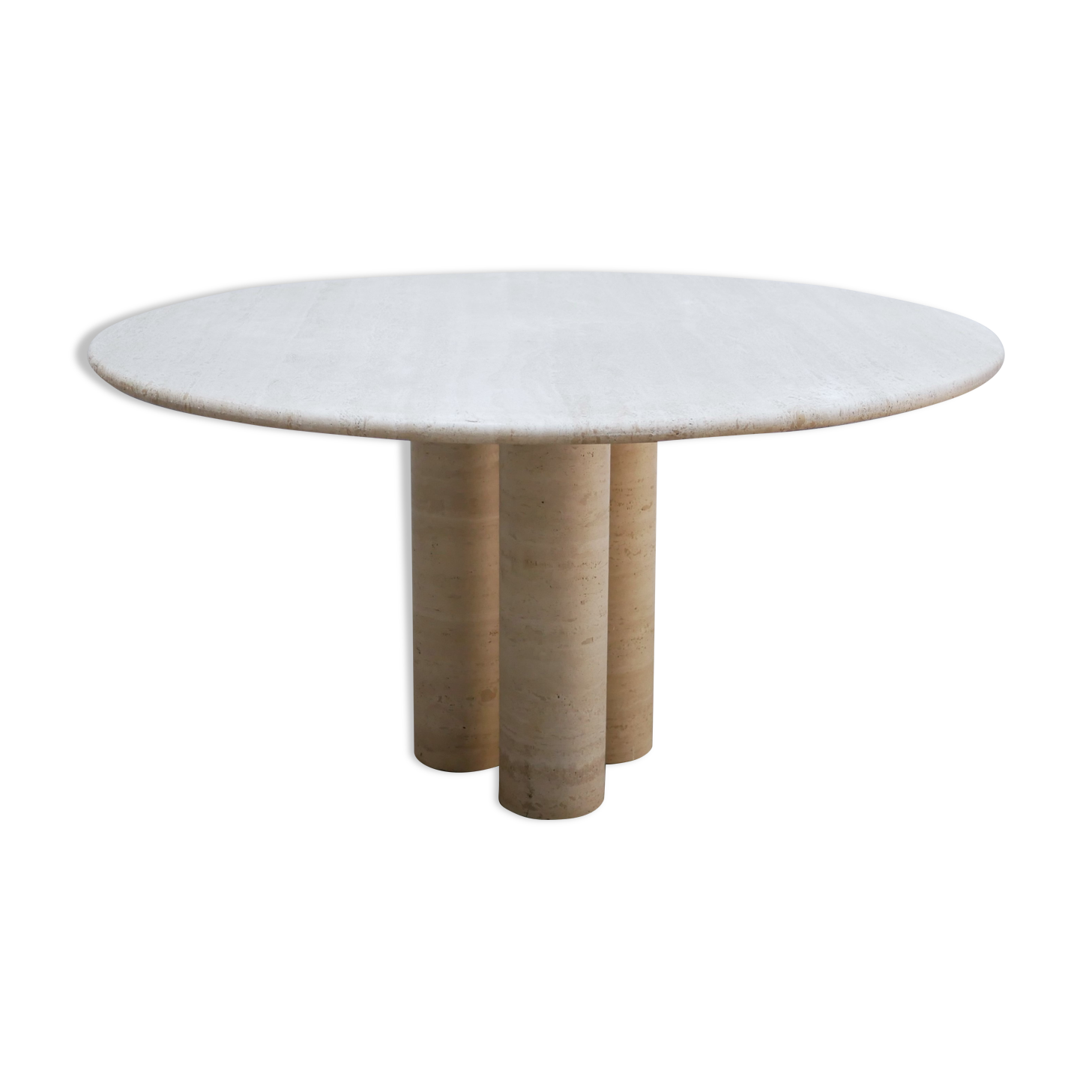 Vintage Travertine Dining Table | Vinterior