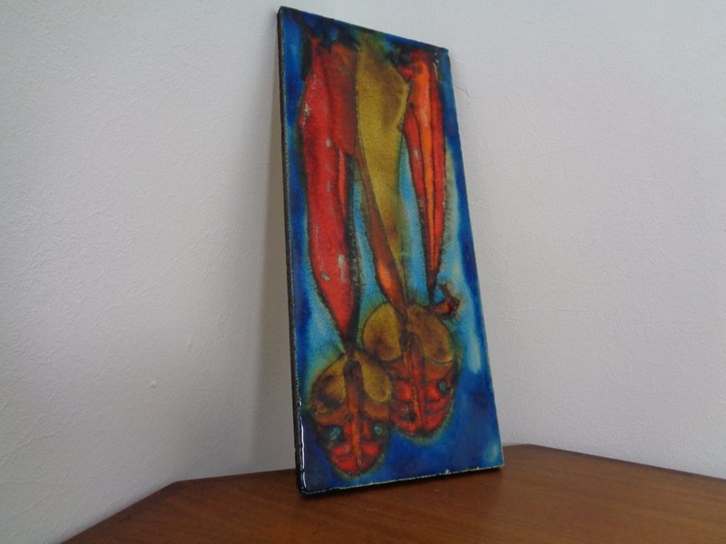 Vintage Ceramic 768 Plaque From Ruscha, 1970s | Ruscha | Vinterior