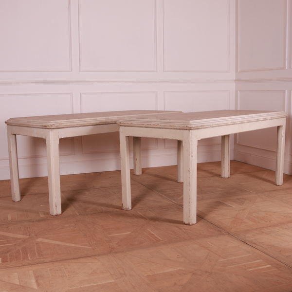 Pair Of Country House Library Tables | Vinterior