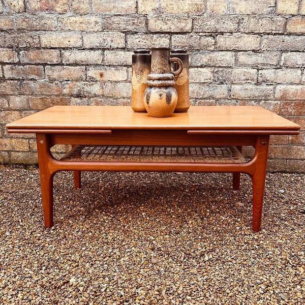 Danish Teak Extending Coffee Table By Trioh From The 1960s | Trioh ...