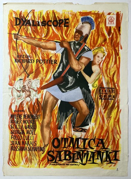 Original Movie Poster Il Ratto Delle Sabine Richard Pottier Roger Moore ...