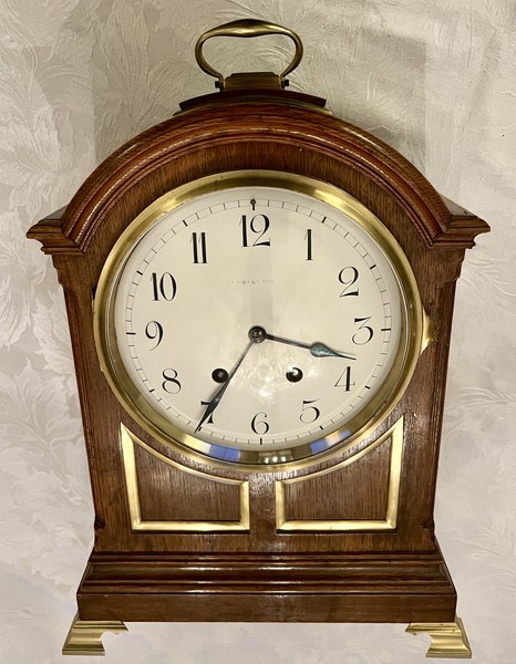 Georgian Style Mapping And Webb Bracket Clock | Vinterior