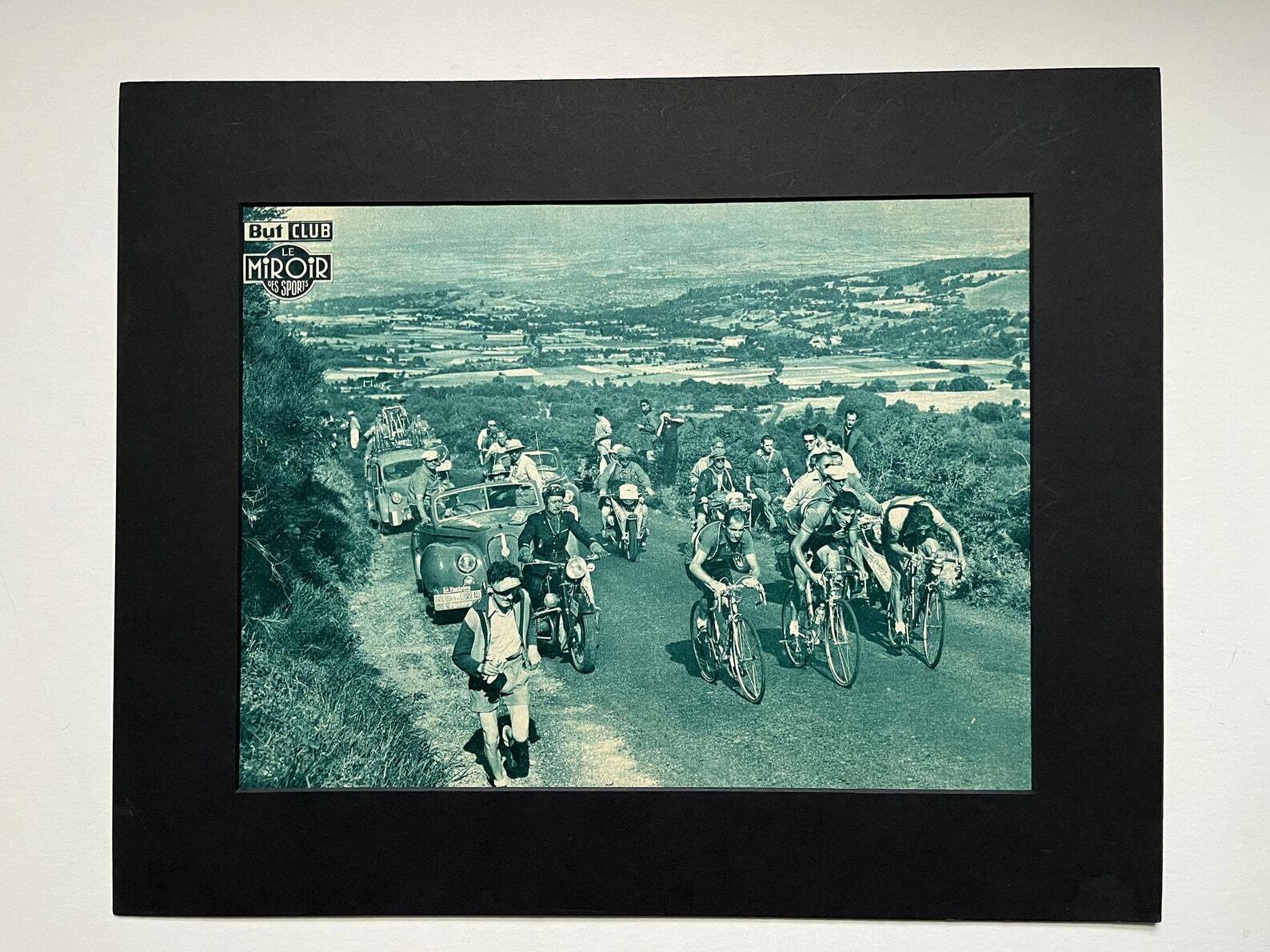 1953 Gino Bartali / Raphael Geminiani Original Vintage Cycling Print ...