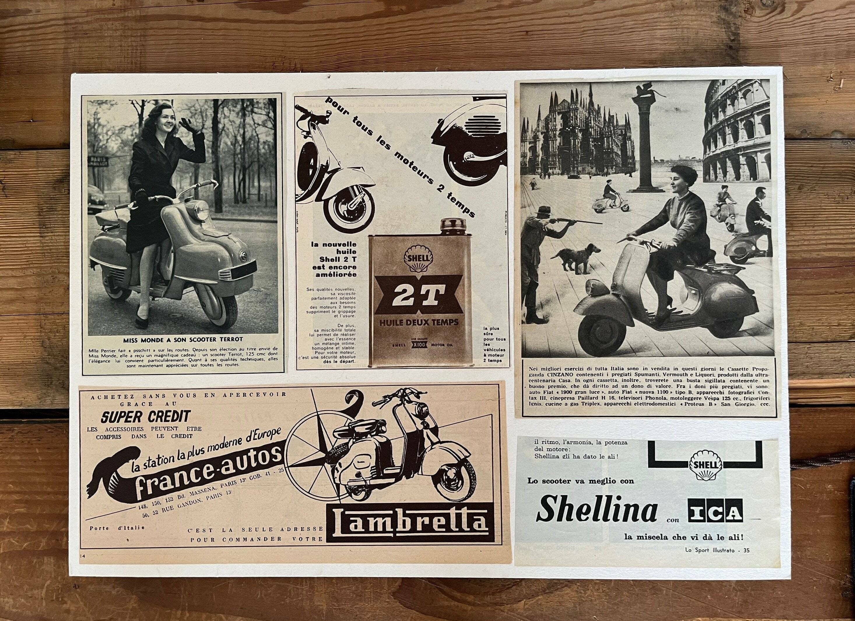 lambretta scooter artwork