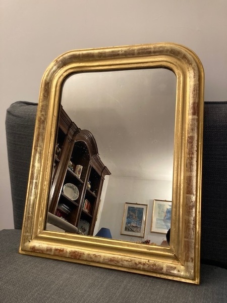 Antique Gilded Mirror From The 19th Century France, | Vinterior