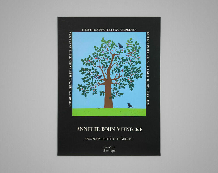 Original Vintage 1970s Annette Bohn Meinecke Art Exhibition Poster ...